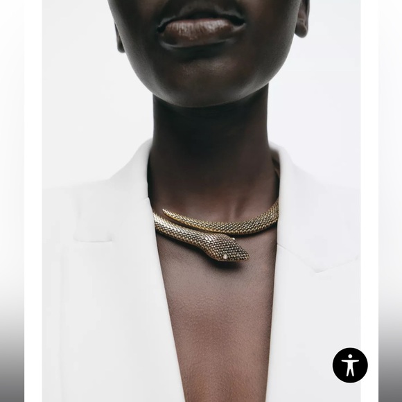 Zara | Jewelry | Zara Snake Choker Necklace | Poshmark